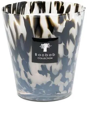 BAOBAB COLLECTION Max 16 Abstract-print Candle - Black