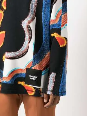 AMBUSH Abstract-print Hoodie