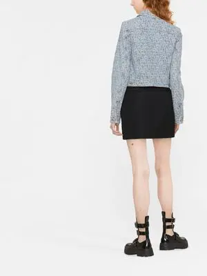 DIESEL® Monogram-pattern Denim Jacket - Blue