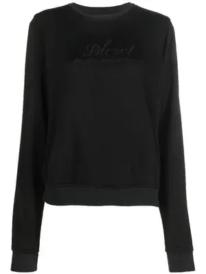 DIESEL® Embroidered Logo Crew Neck Sweatshirt