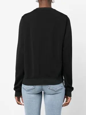 DIESEL® Embroidered Logo Crew Neck Sweatshirt