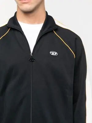 DIESEL® Logo Patch Zipped Jacket