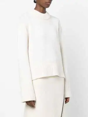 LISA YANG Crew-neck Cashmere Jumper - Neutrals