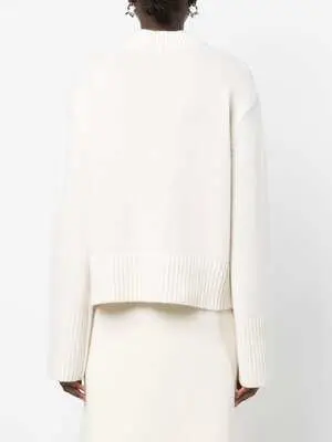 LISA YANG Crew-neck Cashmere Jumper - Neutrals