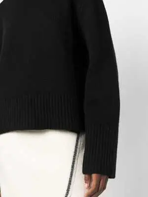 LISA YANG Crew-neck Cashmere Jumper - Black