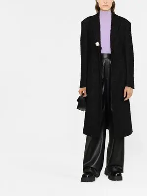 1017 Alyx 9sm Bouclé Coat With Hardware Detail