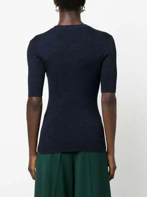 P.a.r.o.s.h Short Sleeve Knitted Top