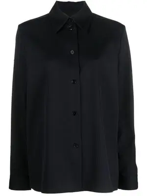 JIL SANDER Long-sleeve Virgin-wool Shirt