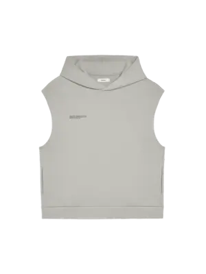 PANGAIA Archive 365 Sleeveless Hoodie - Stone