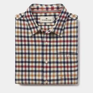 THE NORMAL BRAND Hudson Button Up Shirt Harvest Plaid