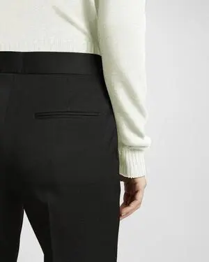 JIL SANDER Straight-leg Ankle Trousers - Black