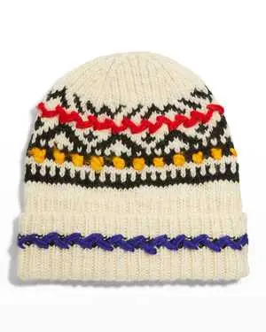 Isabel Marant Gael Knit Beanie - Ecru