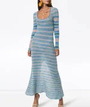 Jacquemus - Striped Knit Maxi Dress