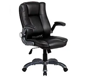 TECHNI MOBILI Medium Back Executive Chair With Lip-up Arms - One-color