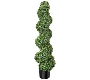 VALERIE PARR HILL American Boxwood Spiral Topiary Valerie - One-color