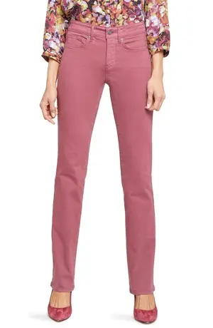 NYDJ NYDJ Marilyn Straight Leg Jeans Husk