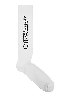 Off-White Adam Is Eve White Cotton-blend Socks