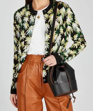 Loewe - Balloon Small Black Leather Bucket Bag