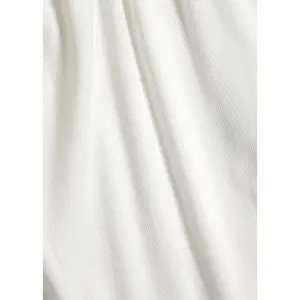 AGOLDE - Agolde White Ribbed Modal-blend Bodysuit - M