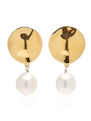 Agmes Stella Baroque Gold Vermeil Earrings