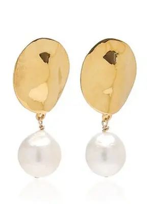 Agmes Stella Baroque Gold Vermeil Earrings