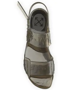 Off-White - Jelly Logo Slingback Sandals