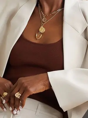 FOUNDRAE Wholeness + Per Aspera Ad Astra Necklace