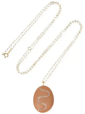 CVC STONES Tasty 18-karat Gold, Stone And Diamond Necklace