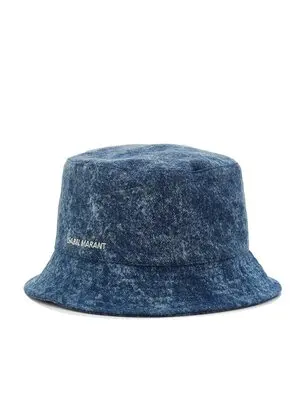 Isabel Marant Haley Denim Bucket Hat