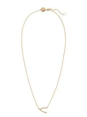 Jennifer Zeuner Jewelry - Mini Wishbone Necklace