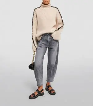 MOTHER The Curbside Ankle Balloon Jeans