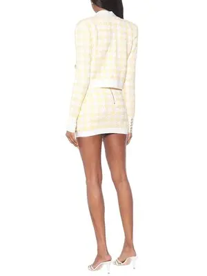 BALMAIN X MYTHERESA - Exclusive To Mytheresa – Houndstooth Jacquard Cropped Jacket