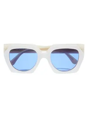 GANNI Square-frame Acetate Sunglasses
