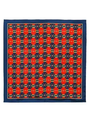 Gucci Printed Silk Scarf