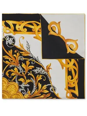 Versace Square Silk Scarf - One-color