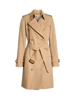 BURBERRY The Mid-length Kensington Heritage Trench Coat