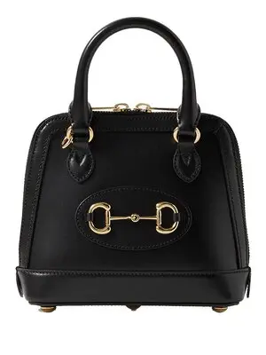 Gucci Net Sustain 1955 Mini Horsebit-detailed Leather Tote