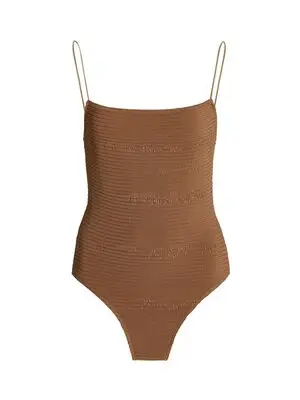 TOTEME Smocked One-piece Swimsuit