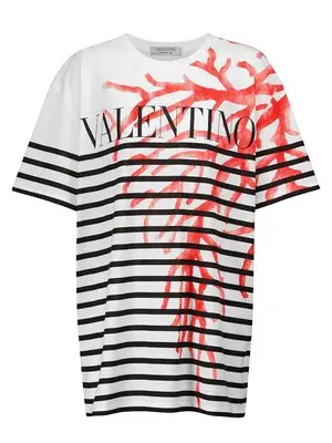 Valentino Garavani Striped Cotton T-shirt