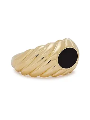 DAPHINE Tere 18kt Gold-plated Ring