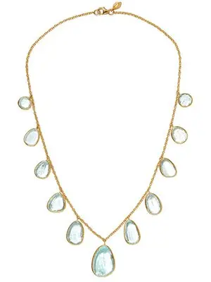 PIPPA SMALL 18k Aquamarine Necklace