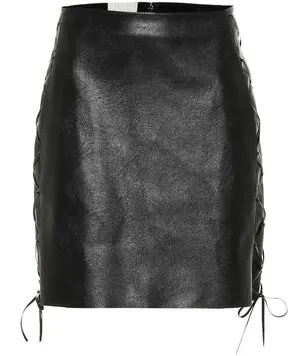 Stella McCartney - Faux Leather Miniskirt