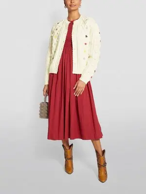 Shrimps Shrimp P Mccoy Bobbles Embroid Cardigan