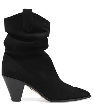 AQUAZZURA Boogie 70 Suede Ankle Boots