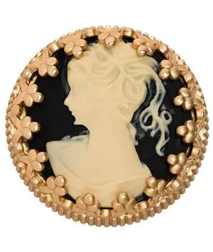Ports 1961 - Cameo Round Brooch