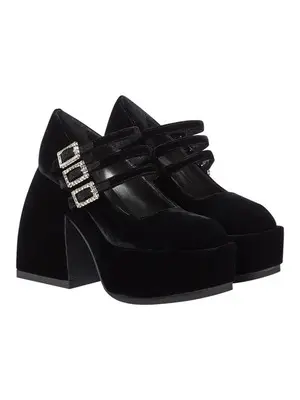 NODLAETO Bulla Marietta Velvet Pumps
