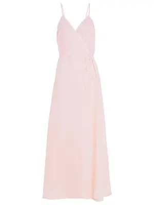  - Ballet Organic Cotton-Voile Midi Wrap Dress