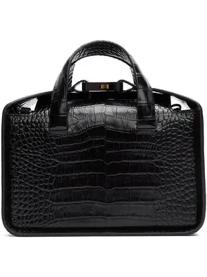 1017 alyx 9sm - Black Croc Brie Bag
