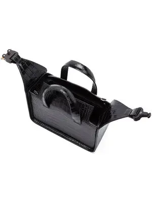 1017 alyx 9sm - Black Croc Brie Bag