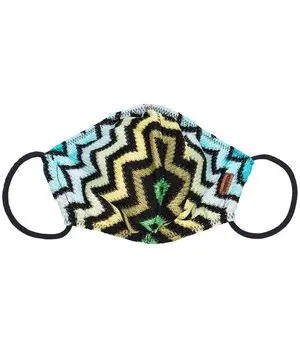 Missoni - Black Zigzag Face Mask
